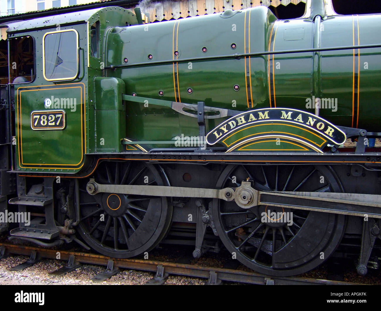 "South Devon Railway steam engine, Kingswear, Devon, England Stock ...