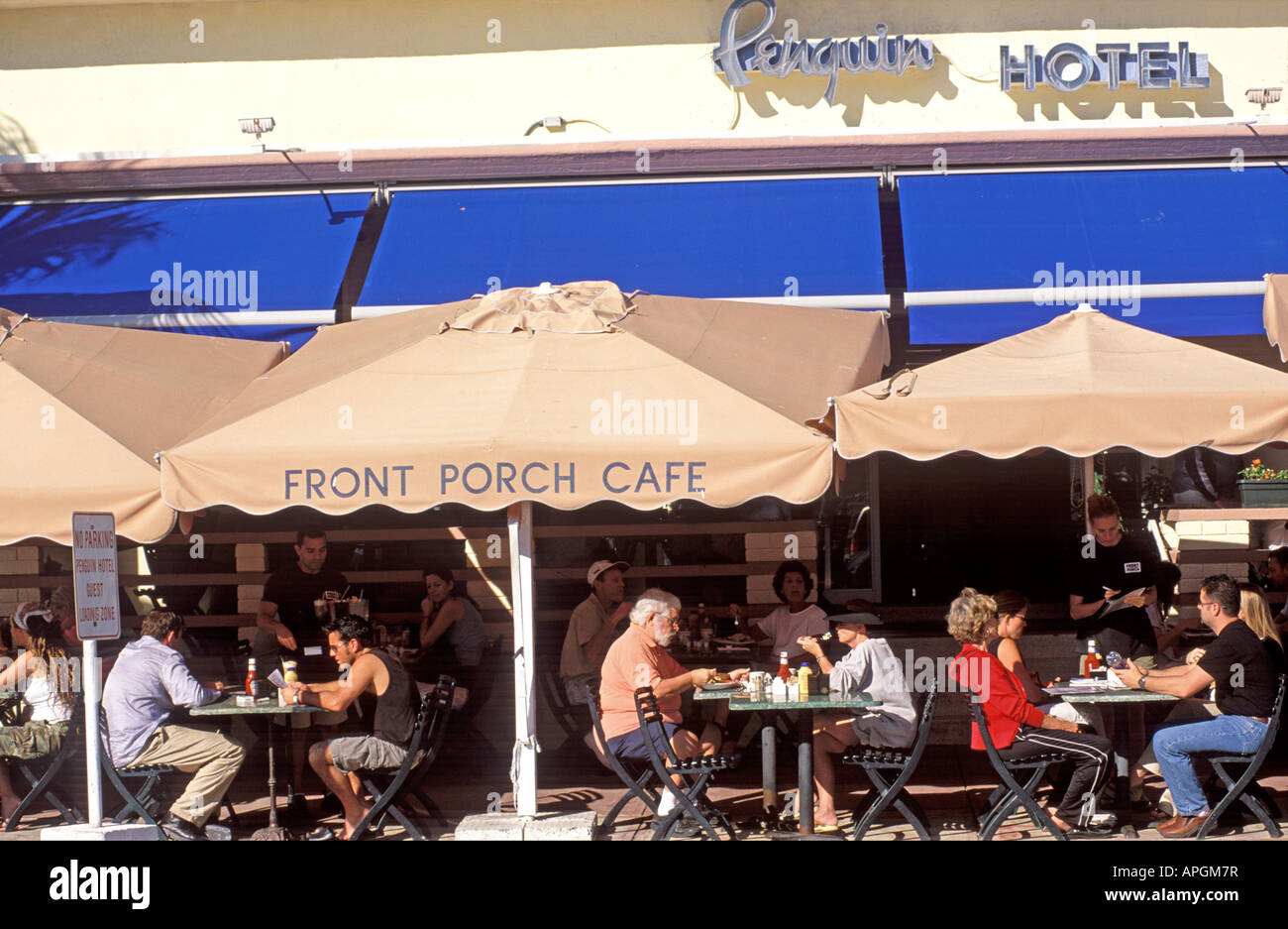 Cafe Ocean Drive South Beach Miami Florida Stock Photo - Alamy