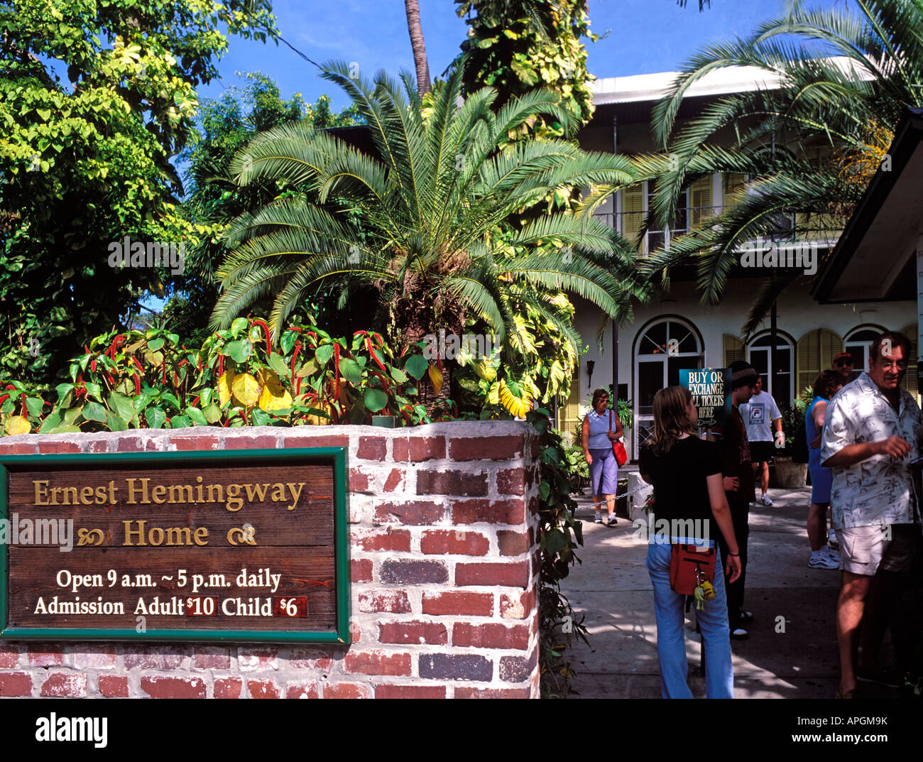 Ernest Hemingway house, Key West, Florida, USA Stock Photo - Alamy