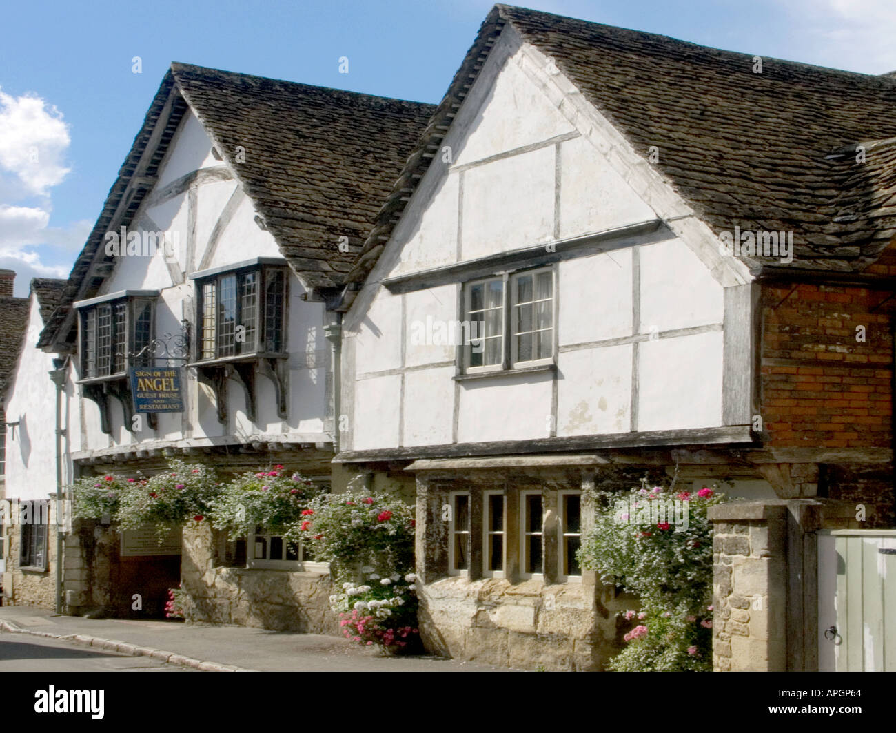 The Sign of the Angel inn, 15th century wool merchant's house, Lacock ...