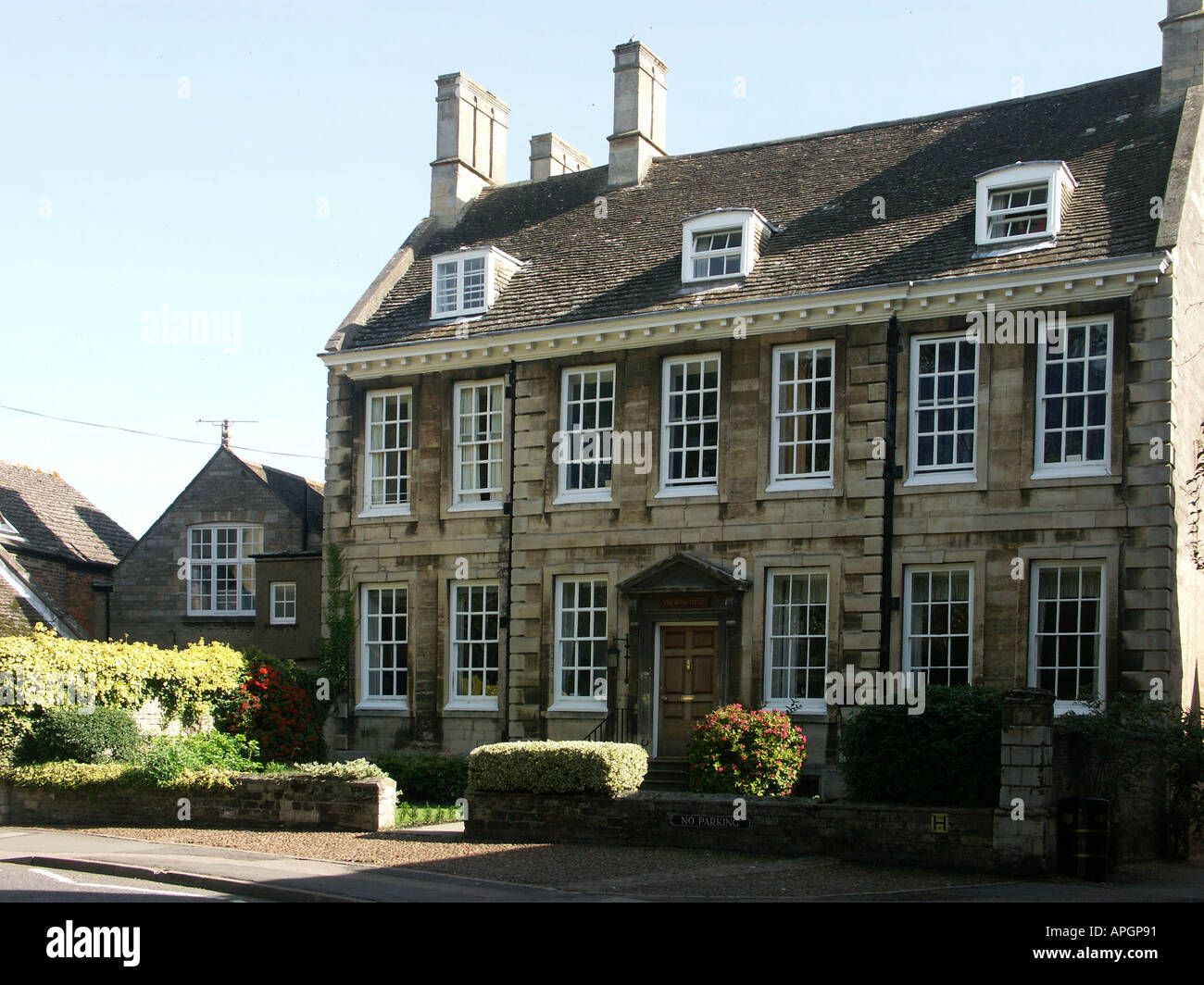 Berrystead house, Oundle School, Oundle Northamptonshire England UK ...