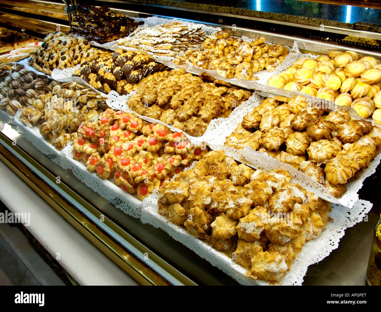 Biscuit Display, Seville, Spain Stock Photo - Alamy