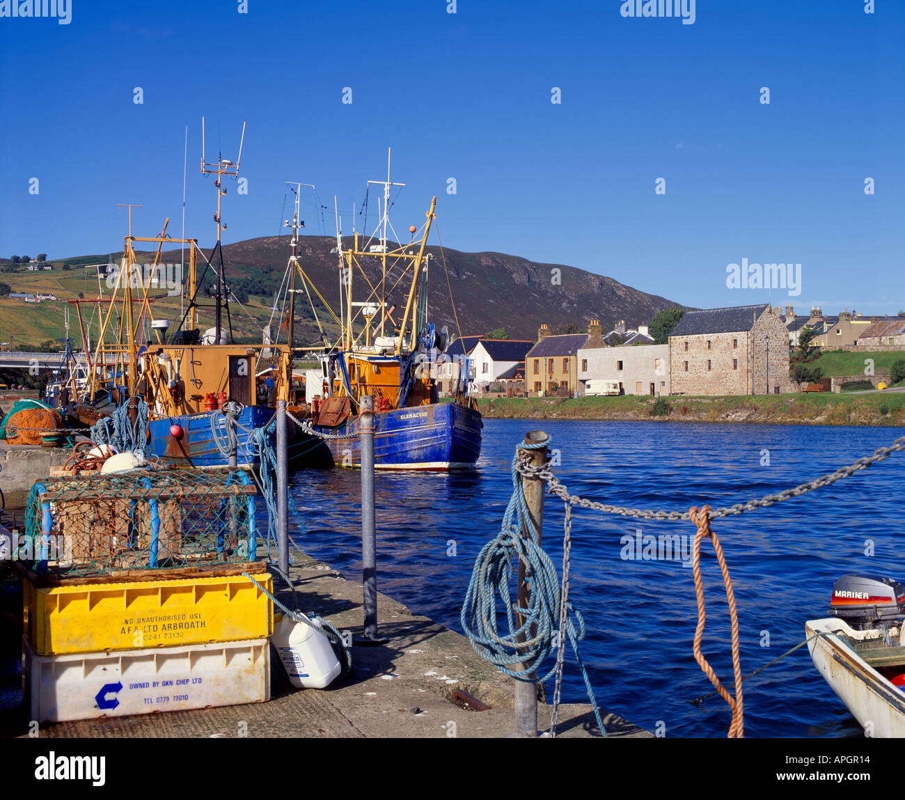 Helmsdale harbour, Caithness, Highland, Scotland, UK Stock Photo - Alamy