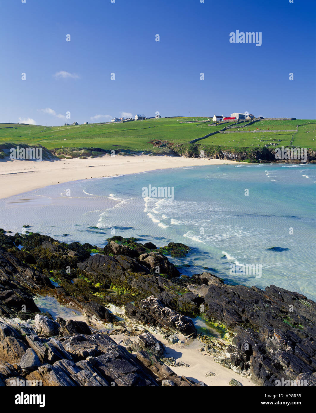 Yell shetland beach hi-res stock photography and images - Alamy