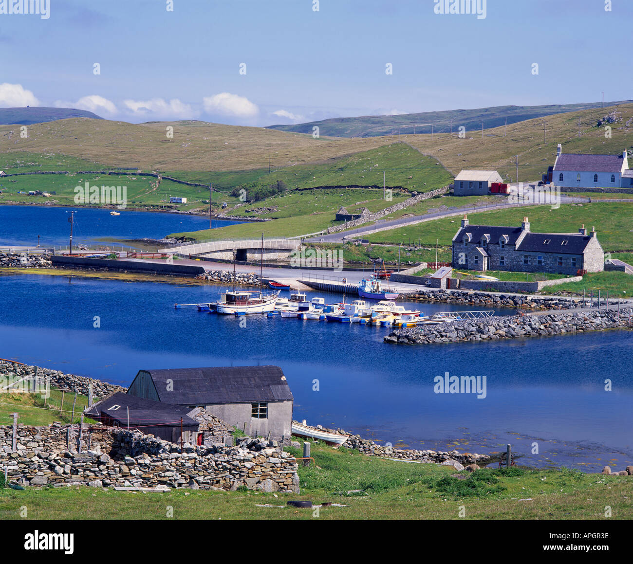 Bridge End, West Burra, Shetland, Scotland, UK Stock Photo: 5154621 - Alamy