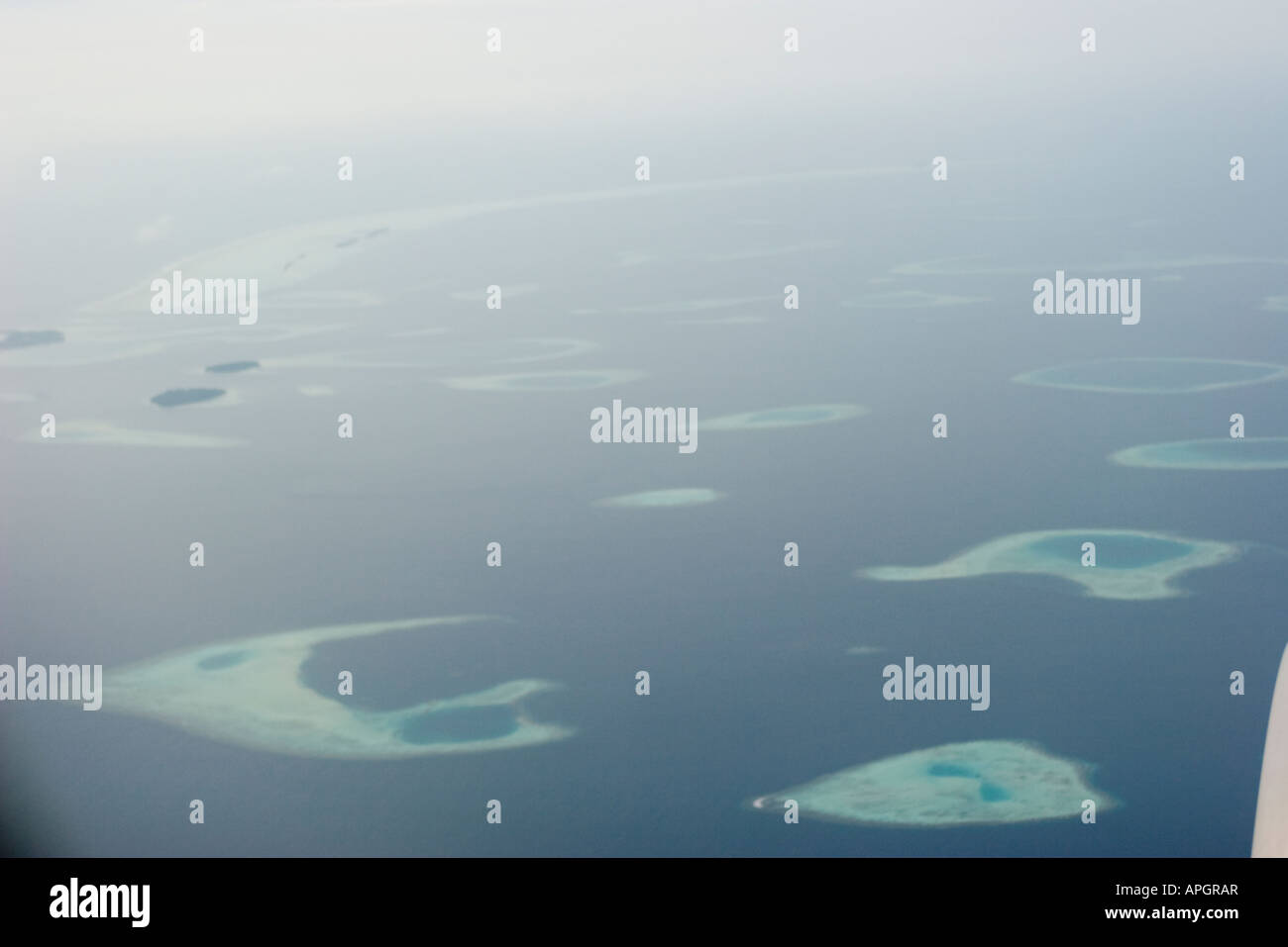 Indian Ocean; atolls in the Indian Ocean Stock Photo - Alamy