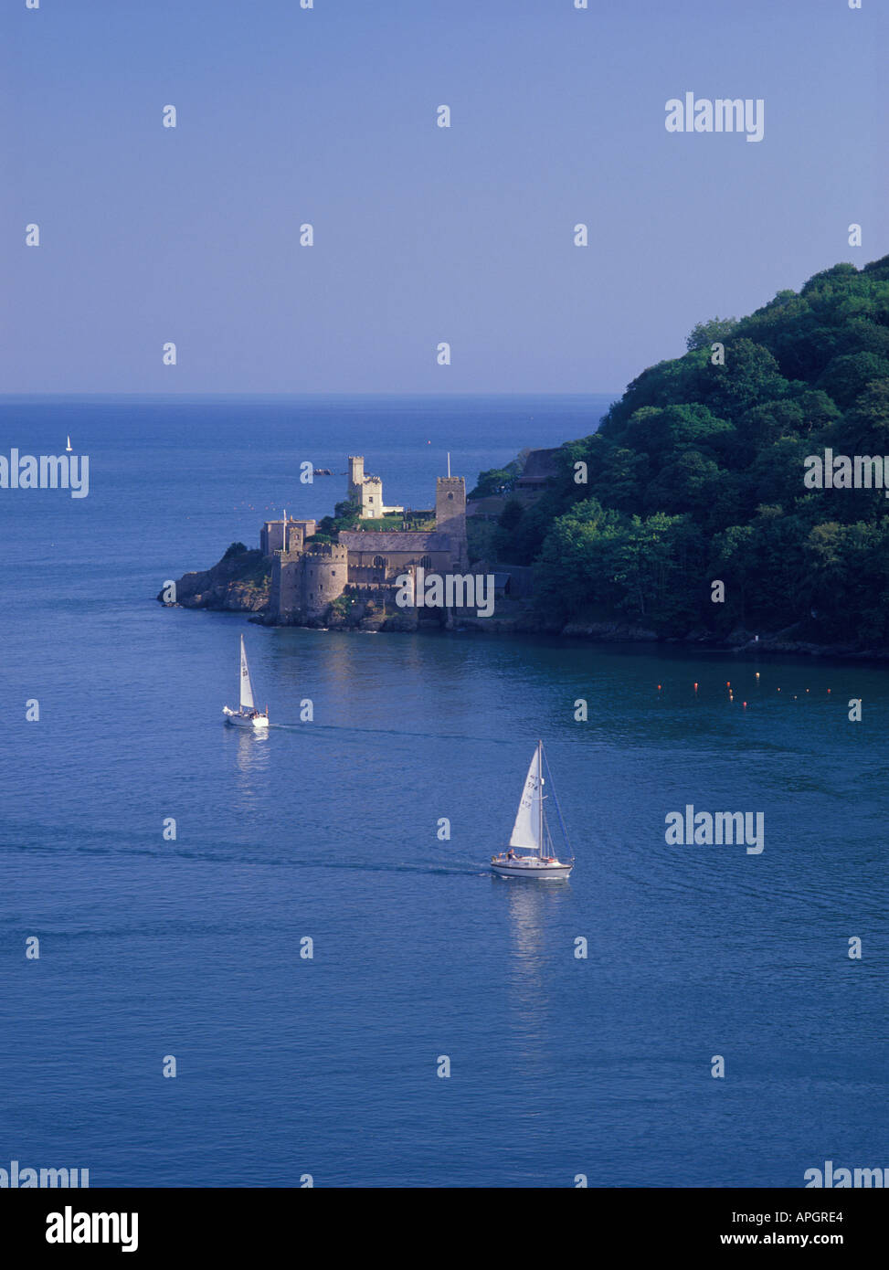 Dartmouth Castle Devon England UK Stock Photo - Alamy