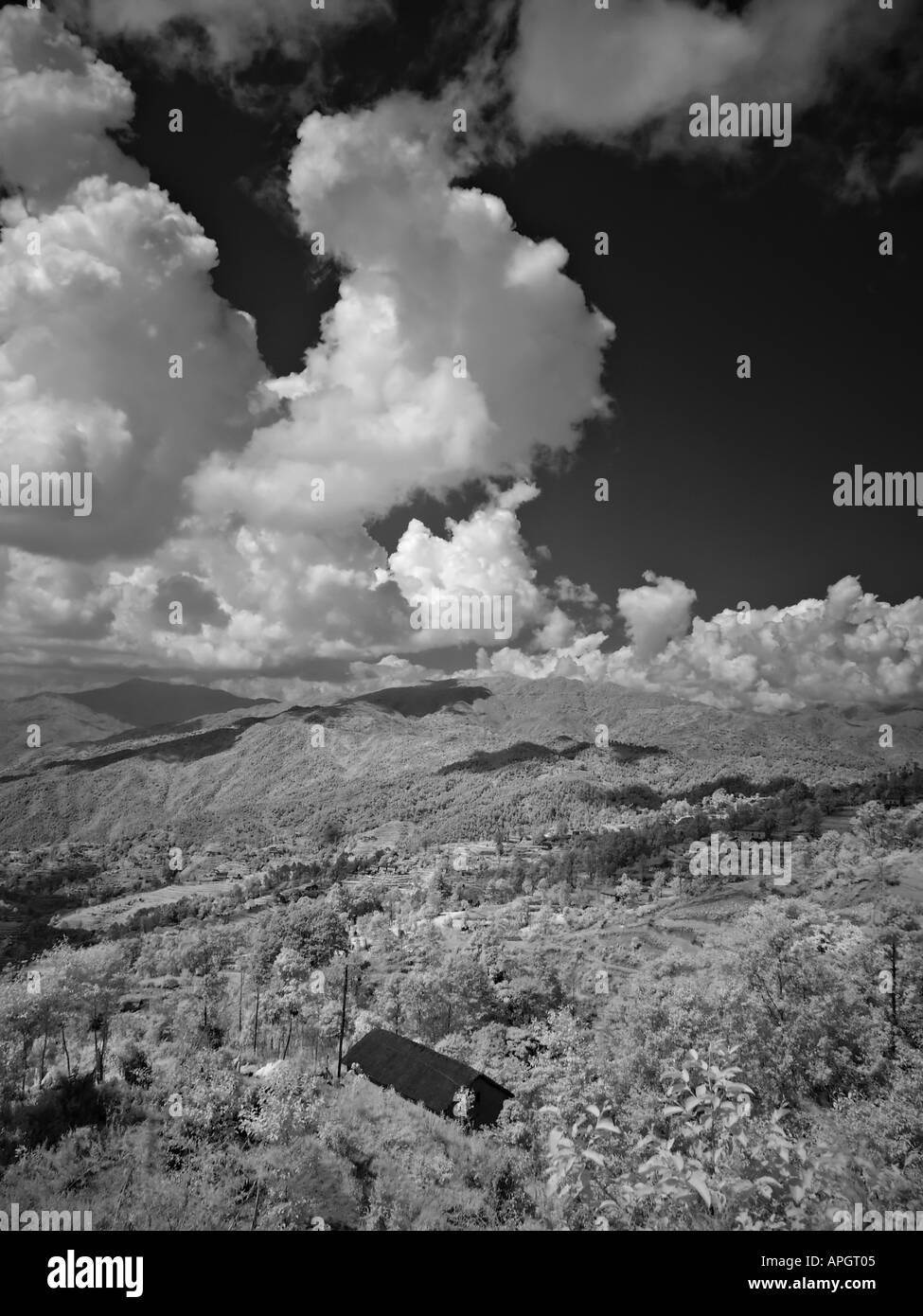 Nepal kathmandu view Black and White Stock Photos & Images - Alamy