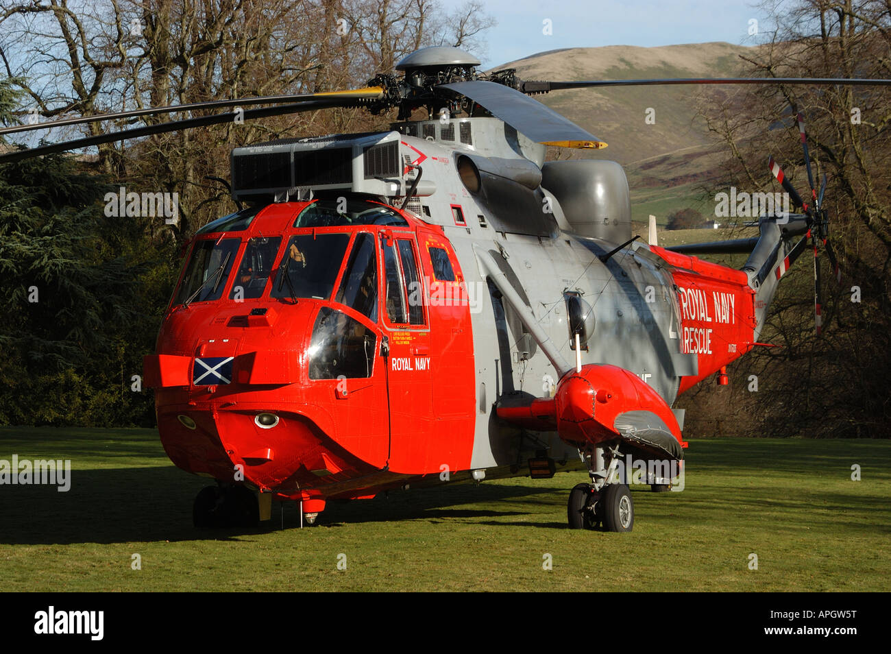 Sea king mk5 search and rescue helicopter hi-res stock photography and ...