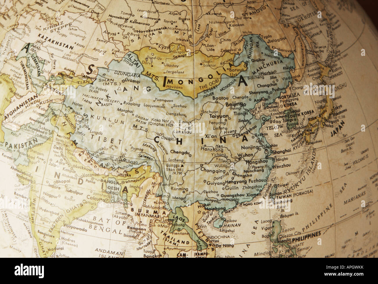China map hi-res stock photography and images - Alamy