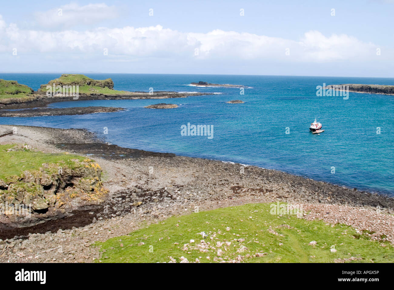 Lunga Treshnish Isles Isle of Mull Scotland May 2007 Stock Photo - Alamy