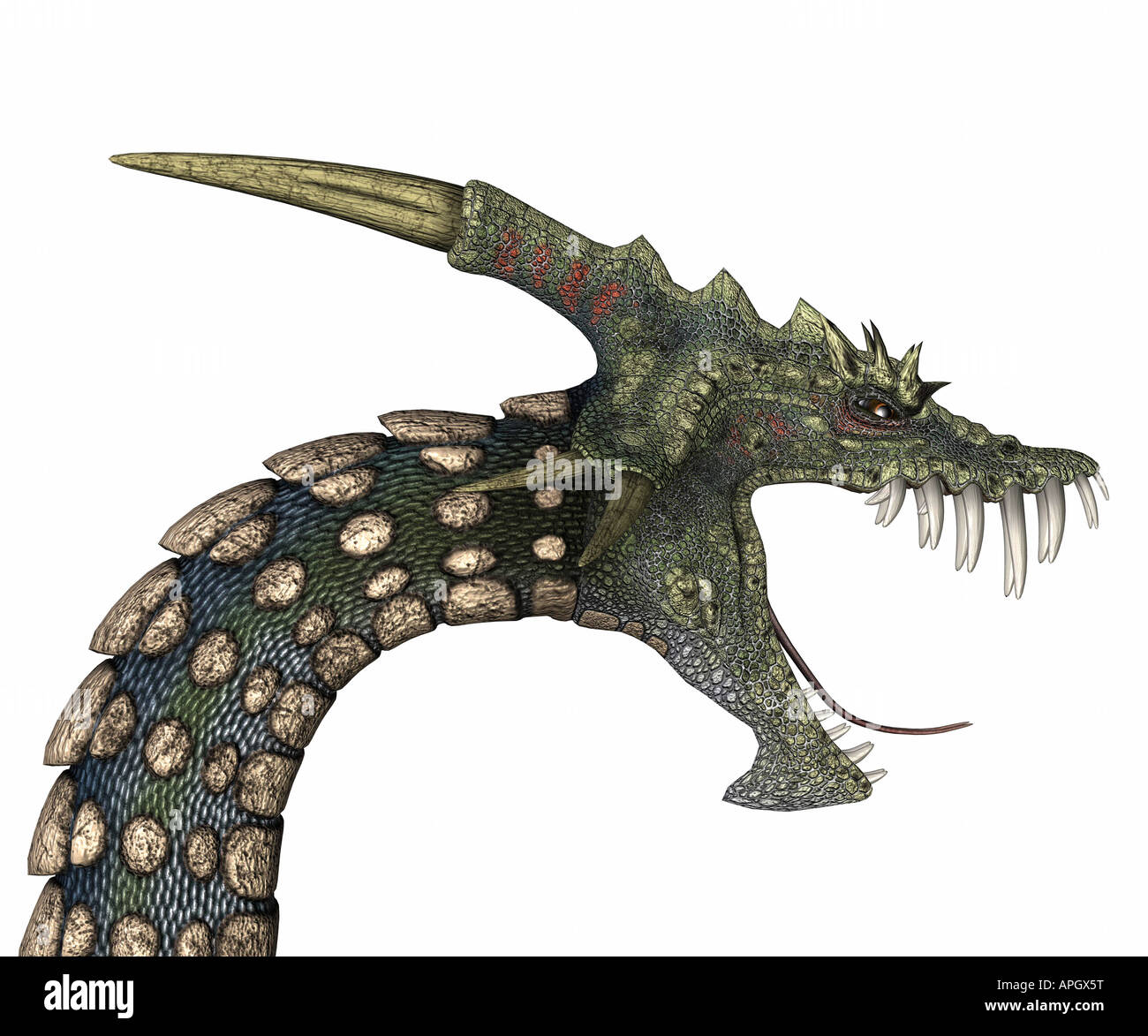 face creature on a white background Stock Photo - Alamy