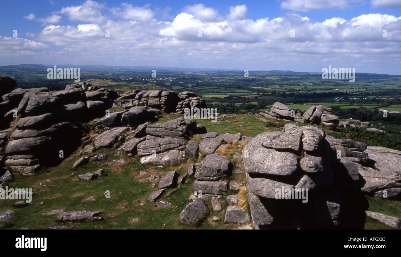 Pew Tor on Dartmoor Stock Photo - Alamy