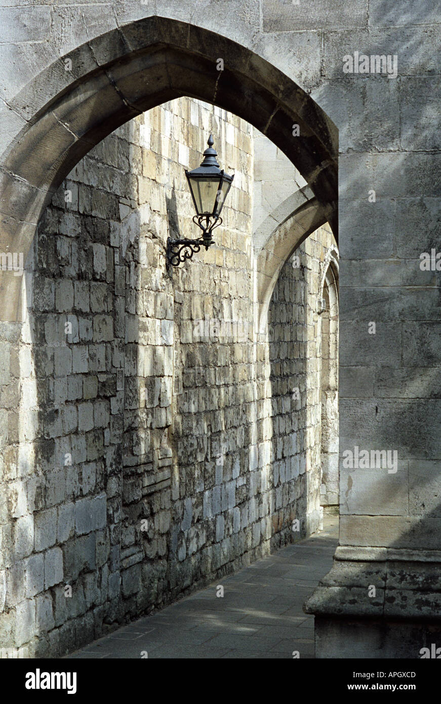 Winchester Cathedral Arches Stock Photo - Alamy