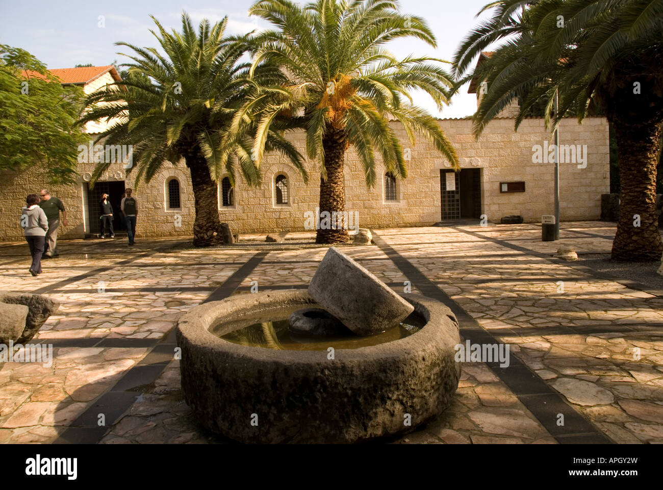 Church multiplication loaves fishes tabgha hi-res stock photography and ...