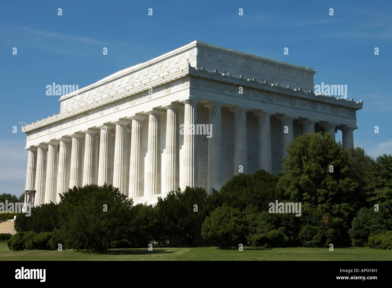 Lincoln memorial building Stock Photo - Alamy