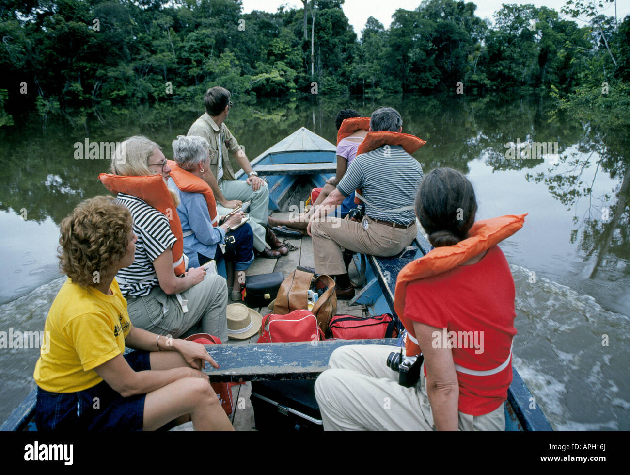 Amazon rainforest peru tourists hi-res stock photography and images - Alamy