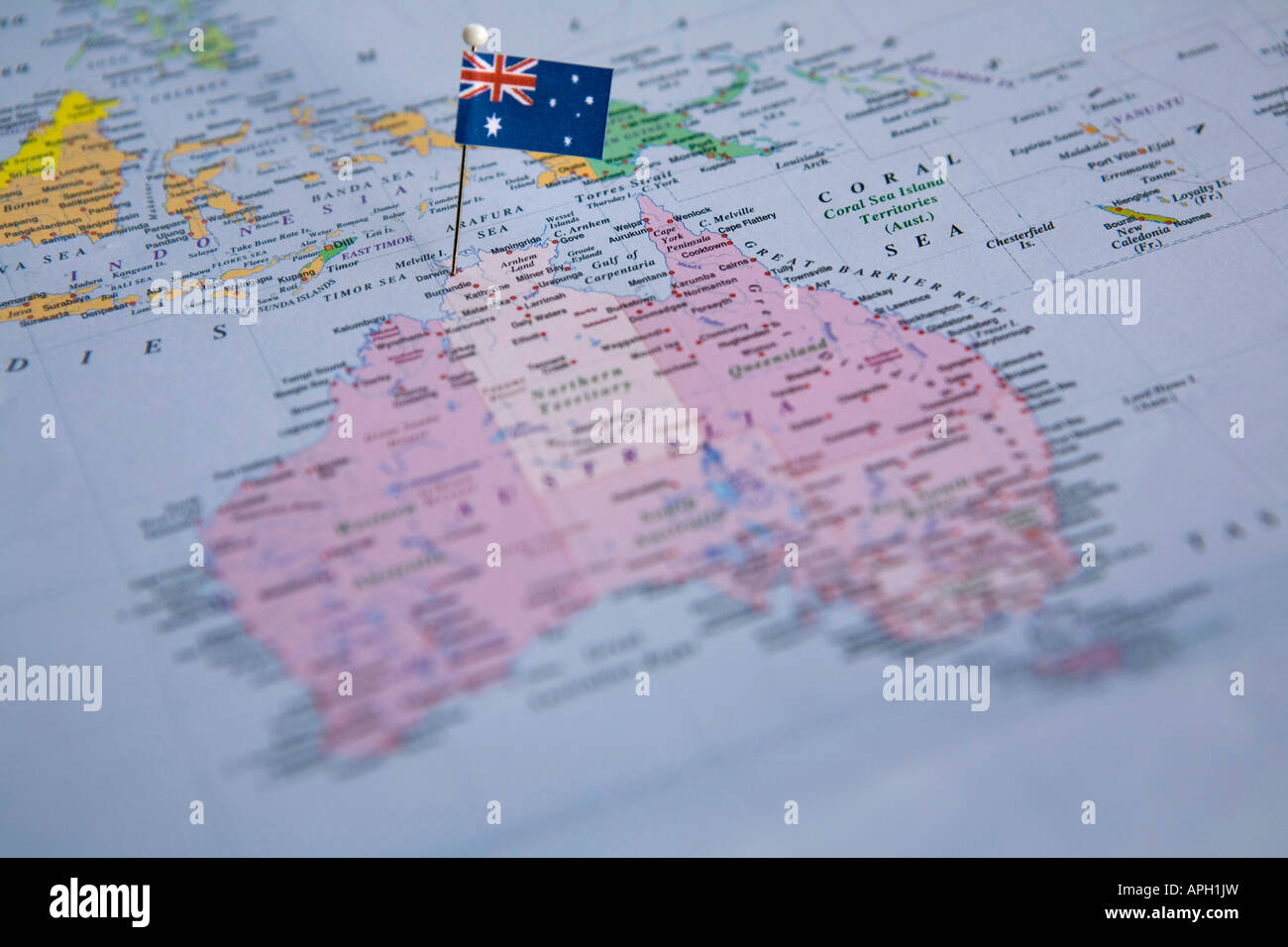 Darwin australia map hi-res stock photography and images - Alamy