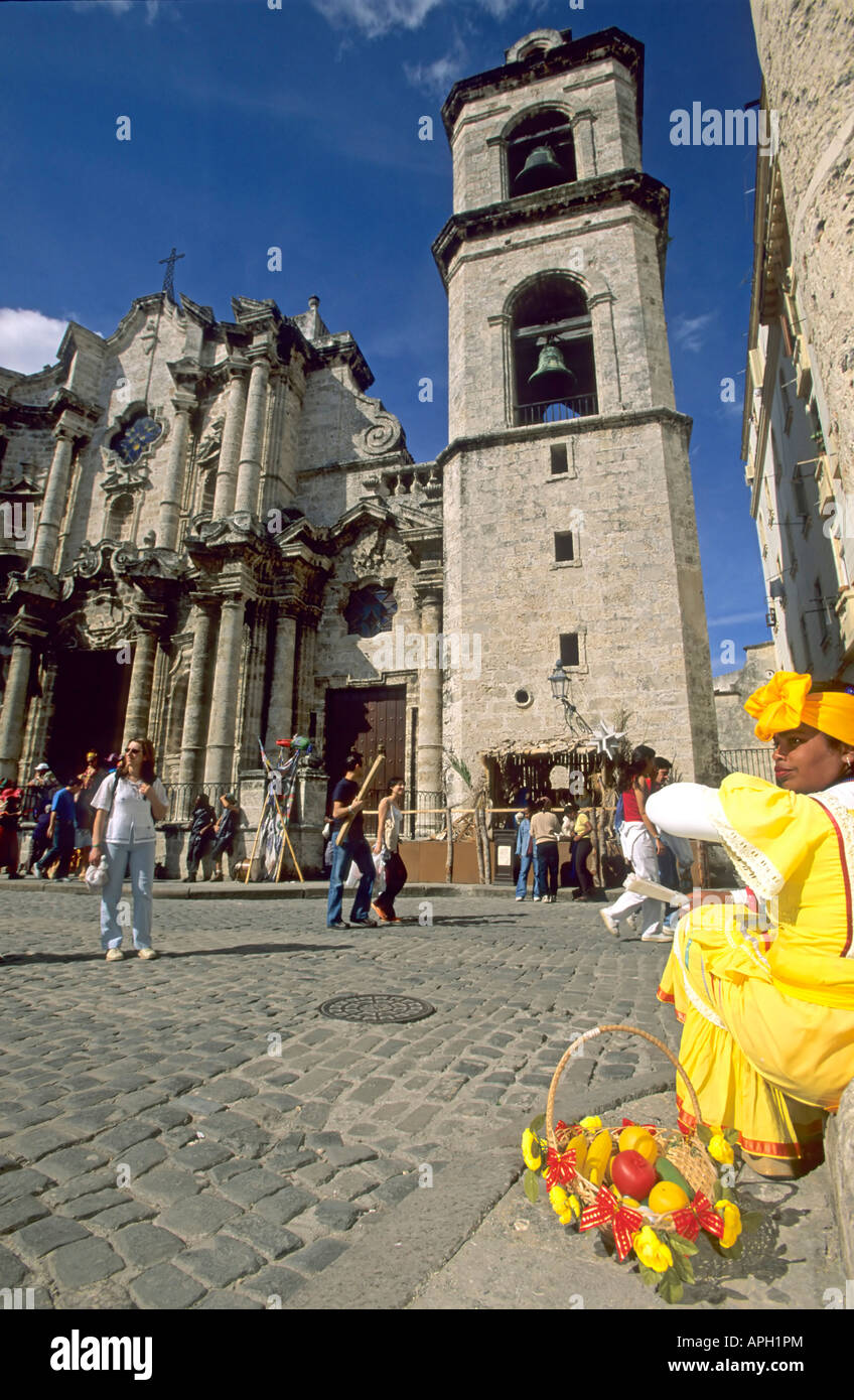 Catholic cathedral, Havana, Cuba Stock Photo - Alamy