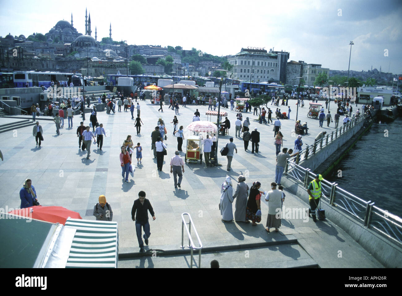 Waterfront on the Bosphorus Istanbul Turkey Stock Photo - Alamy
