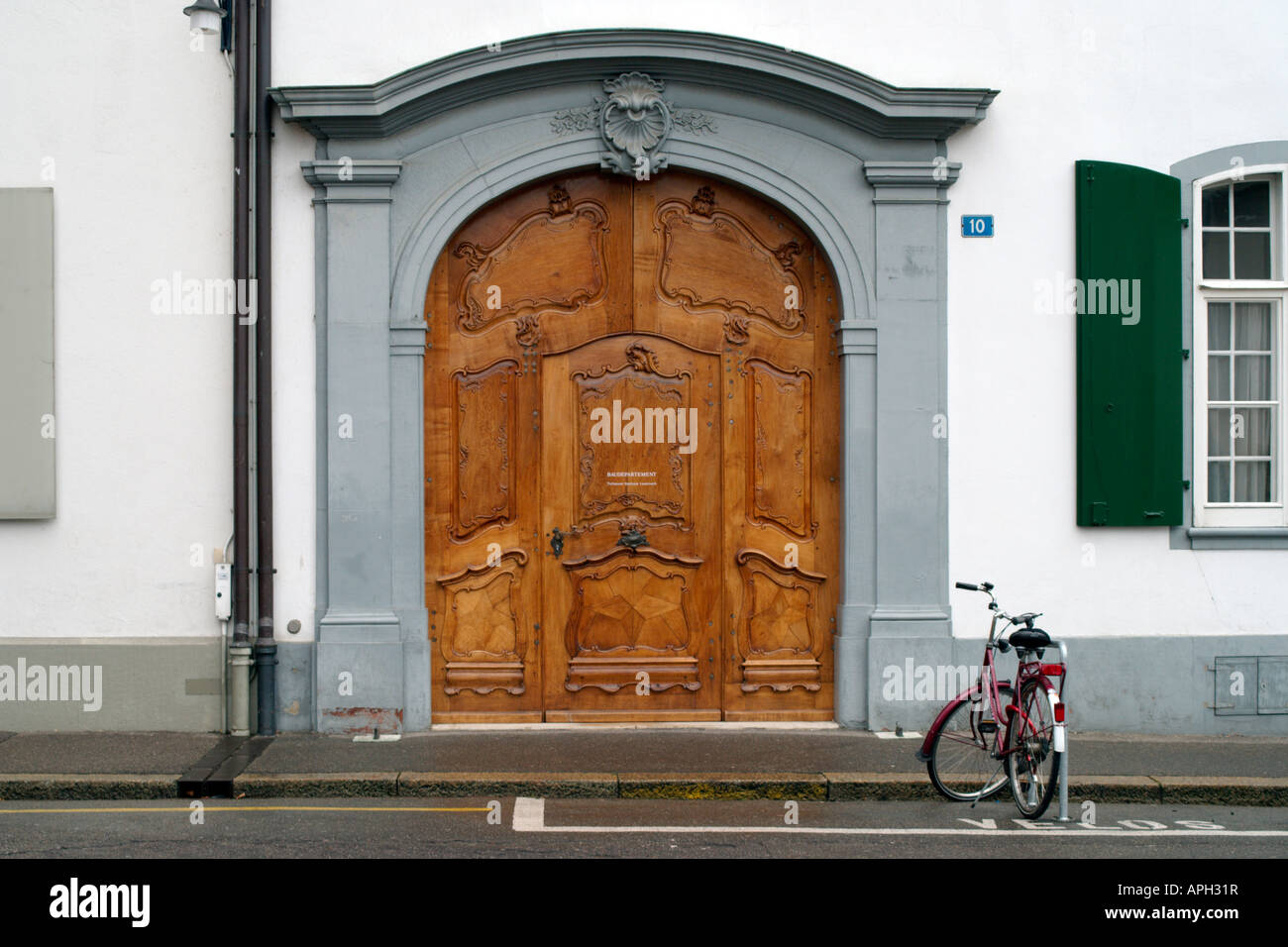 Ancient Building in historic Basel Stock Photo - Alamy
