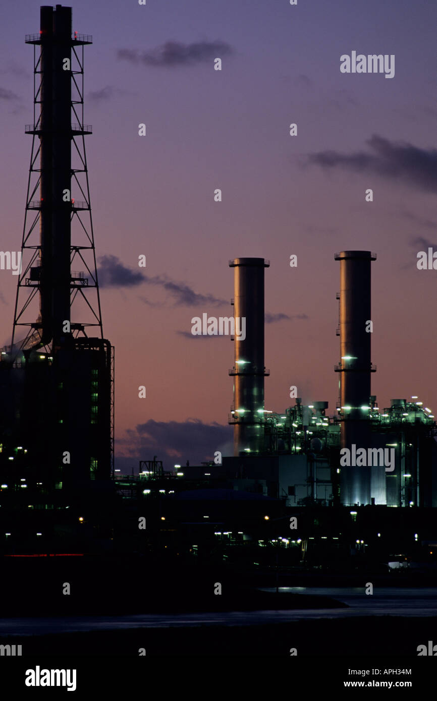 BASF refinery towers Ludwigshafen Stock Photo - Alamy
