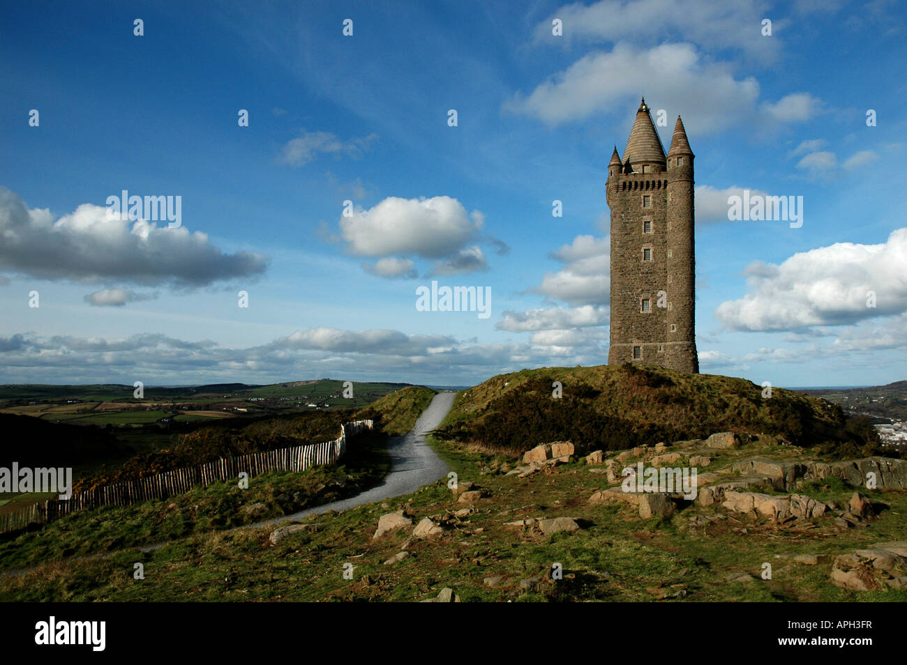 Scrabo Tower Newtownards County Down Northern Ireland Stock Photo - Alamy