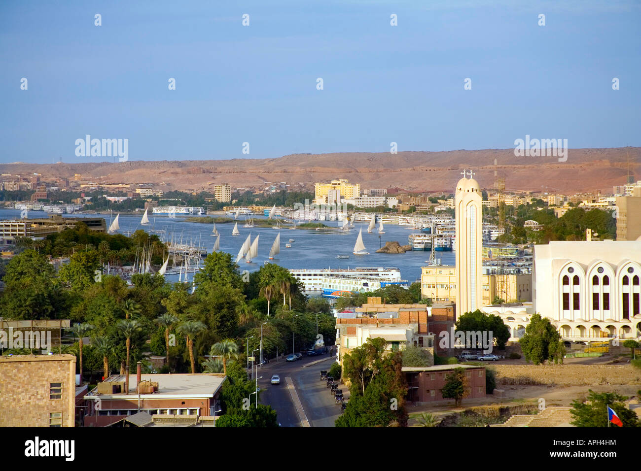 The City of Aswan in Egypt Stock Photo - Alamy
