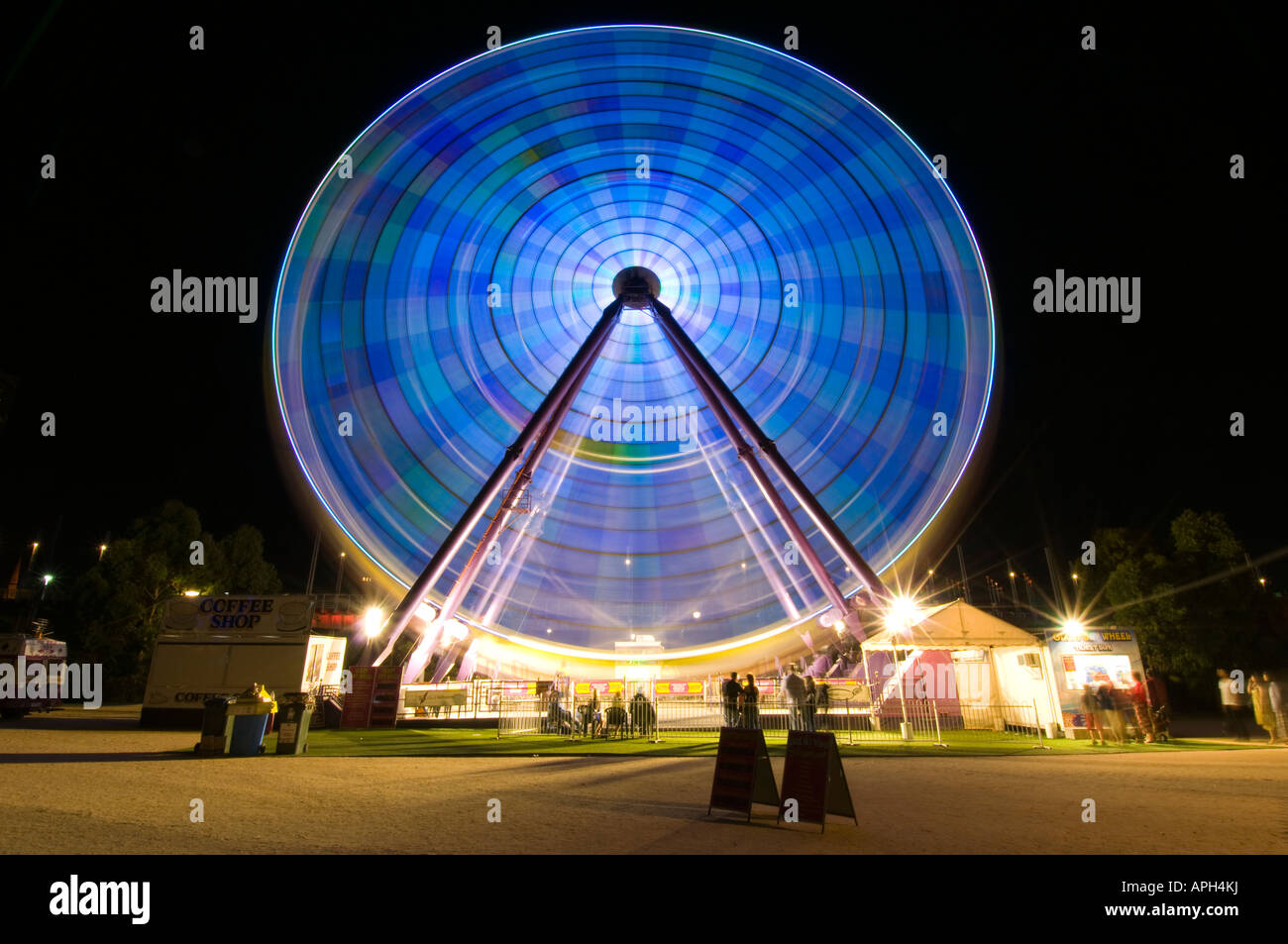 Ferris wheel at night hi-res stock photography and images - Alamy