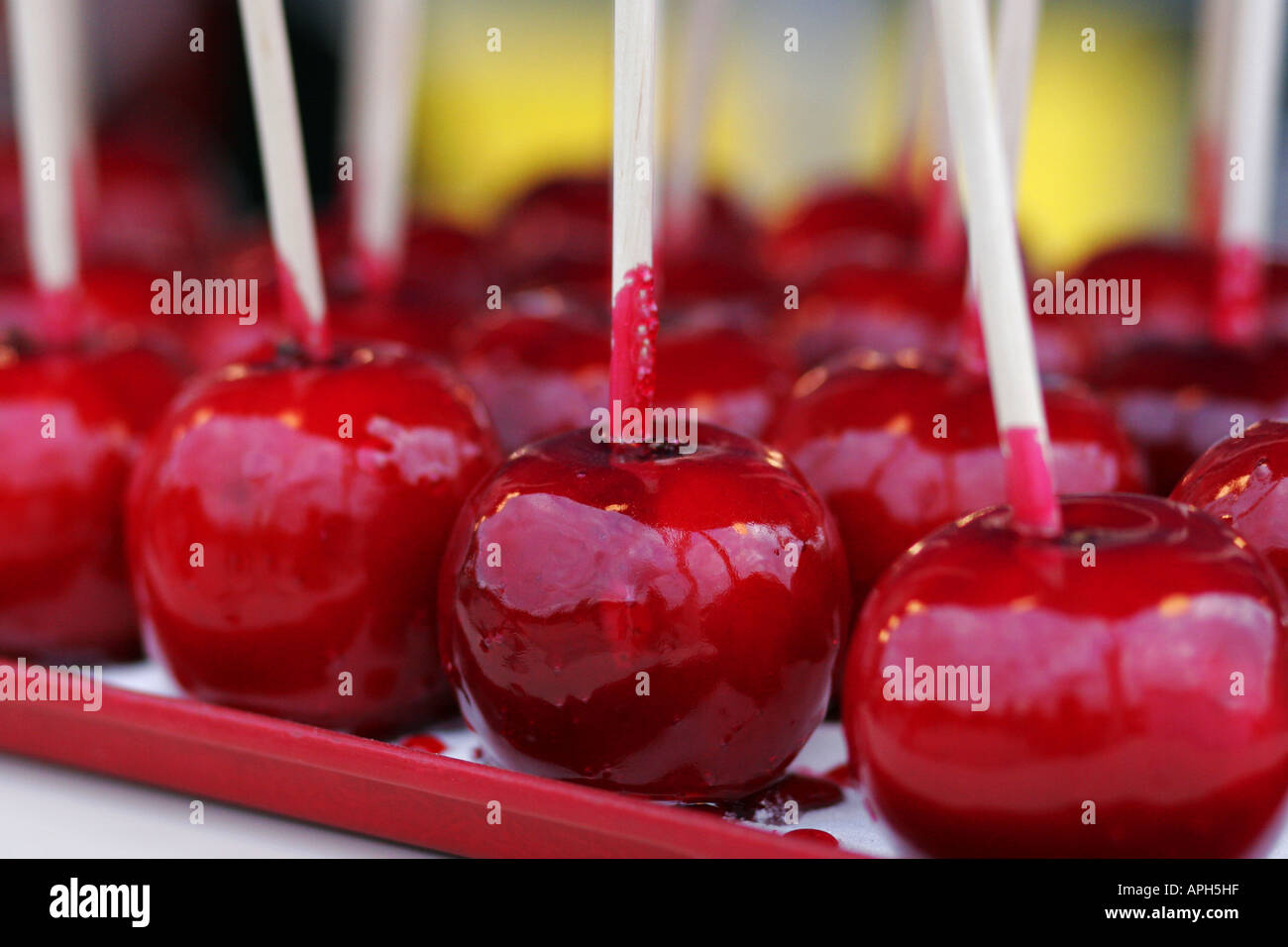 Assortment of candied apples hi-res stock photography and images - Alamy