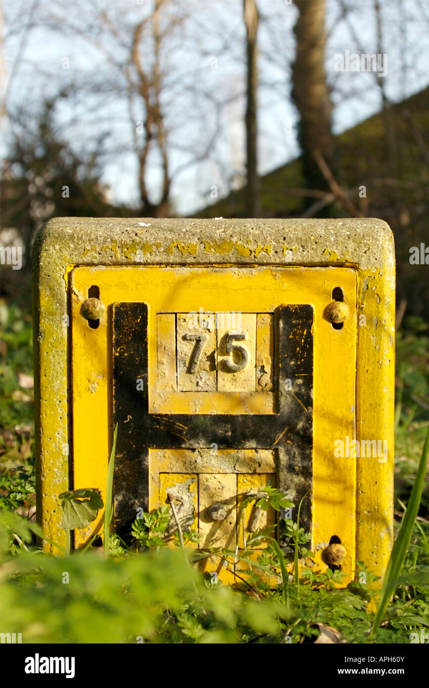 Fire Hydrant Sign H Stock Photo - Alamy