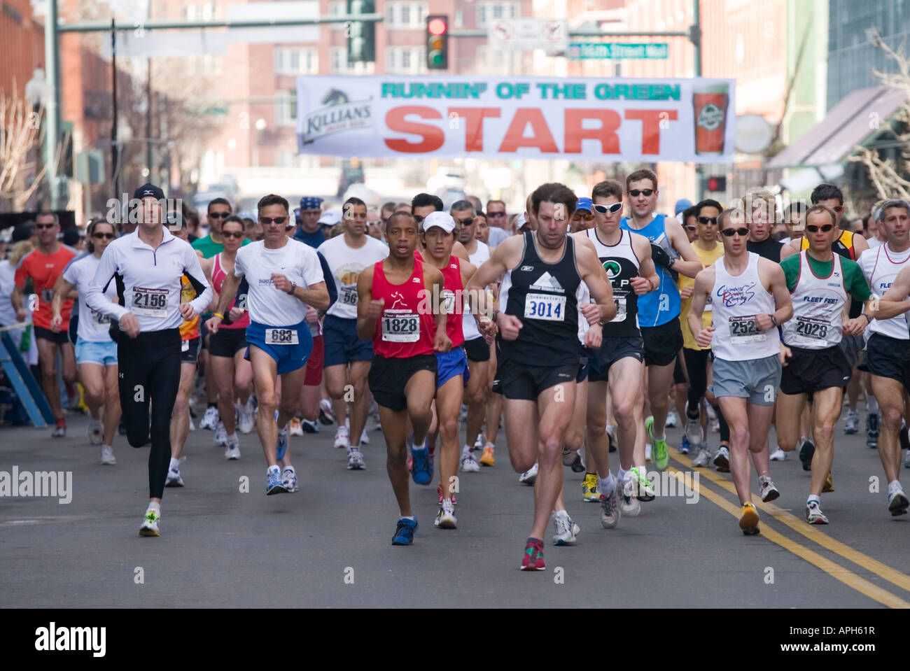 Race event skyscrapers street photography spectators hi-res stock ...