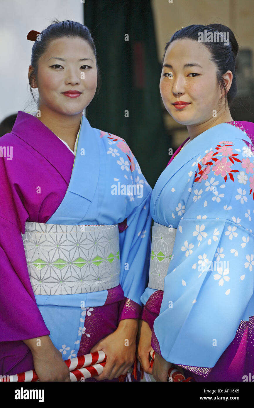 Japanese women during Japanese Festival, Vancouver, Canada Stock Photo ...