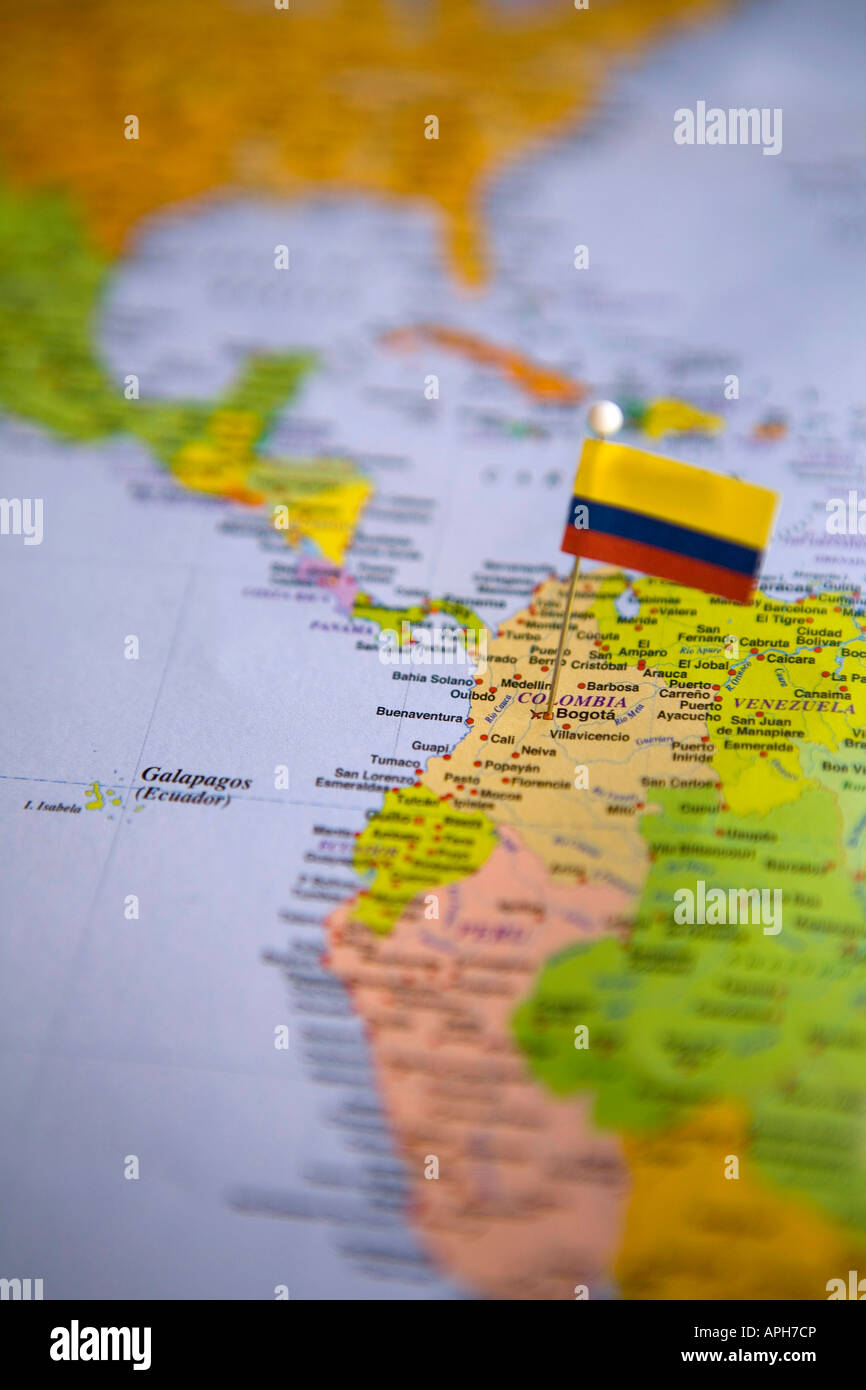 Colombia pin hi-res stock photography and images - Alamy