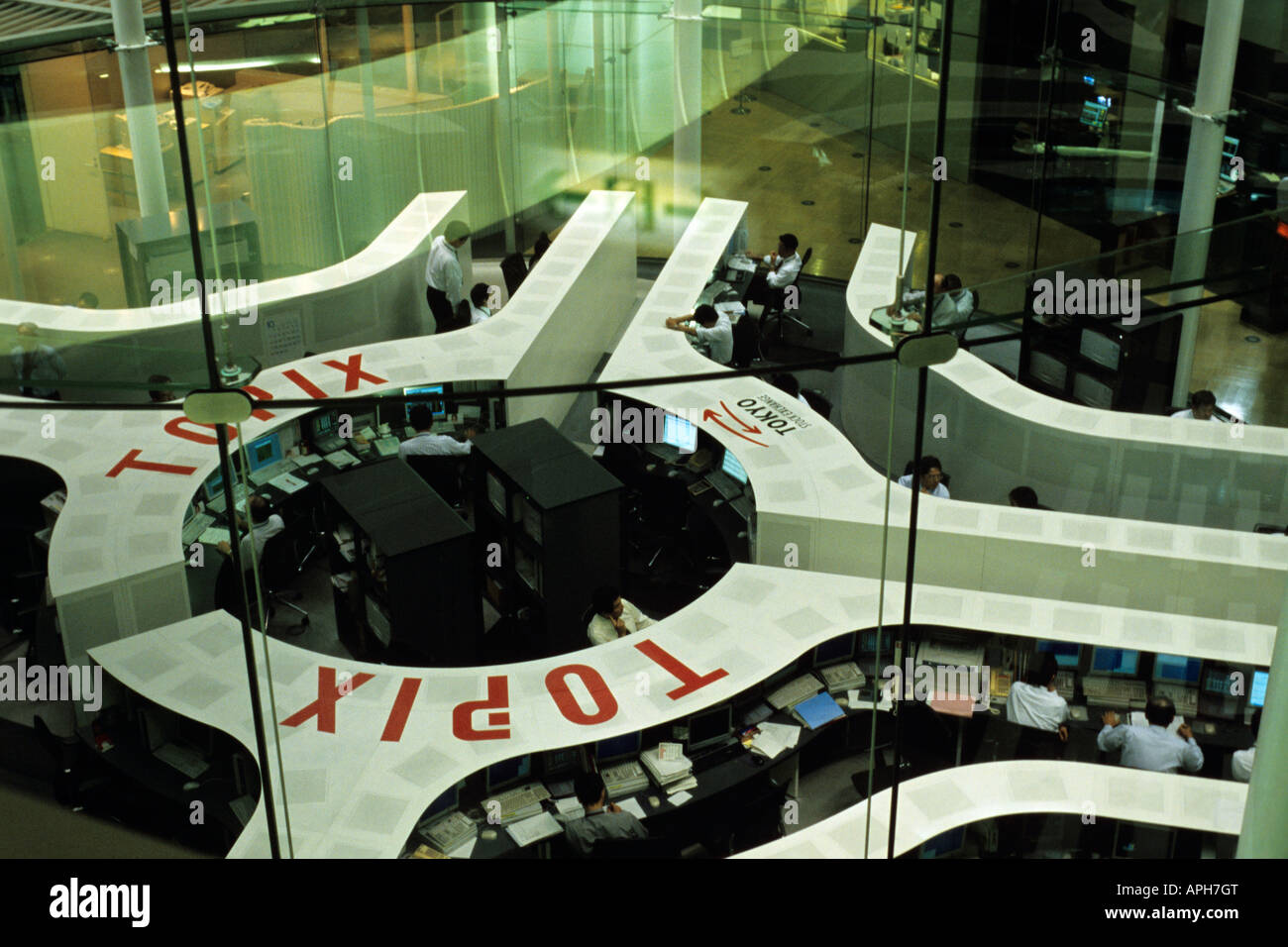 TOPIX Tokyo Stock Exchange 2007 Stock Photo - Alamy