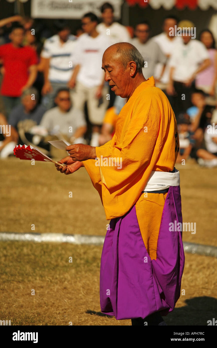 Sumo wrestling referee hi-res stock photography and images - Alamy