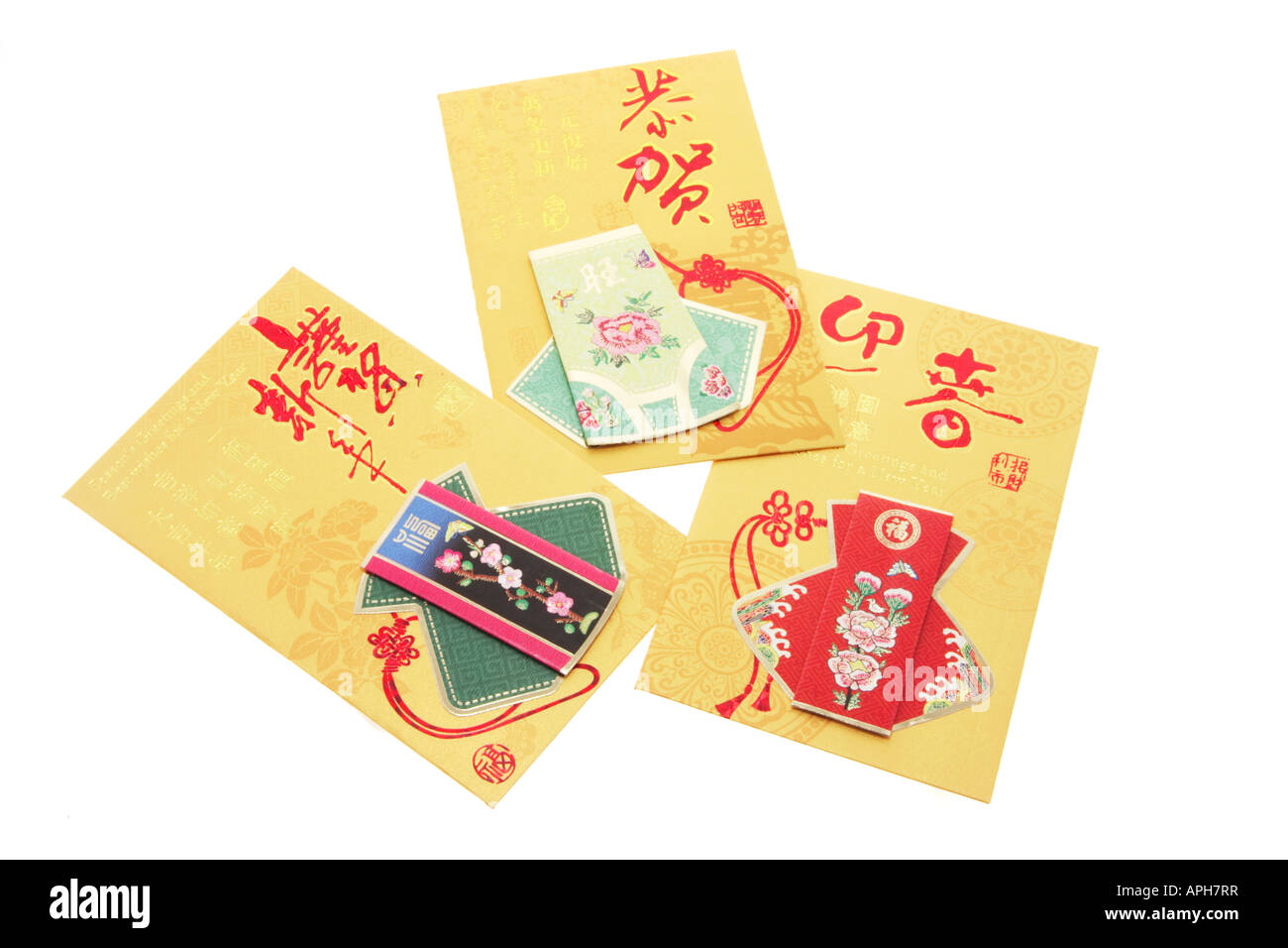 Red packets Cut Out Stock Images & Pictures - Alamy