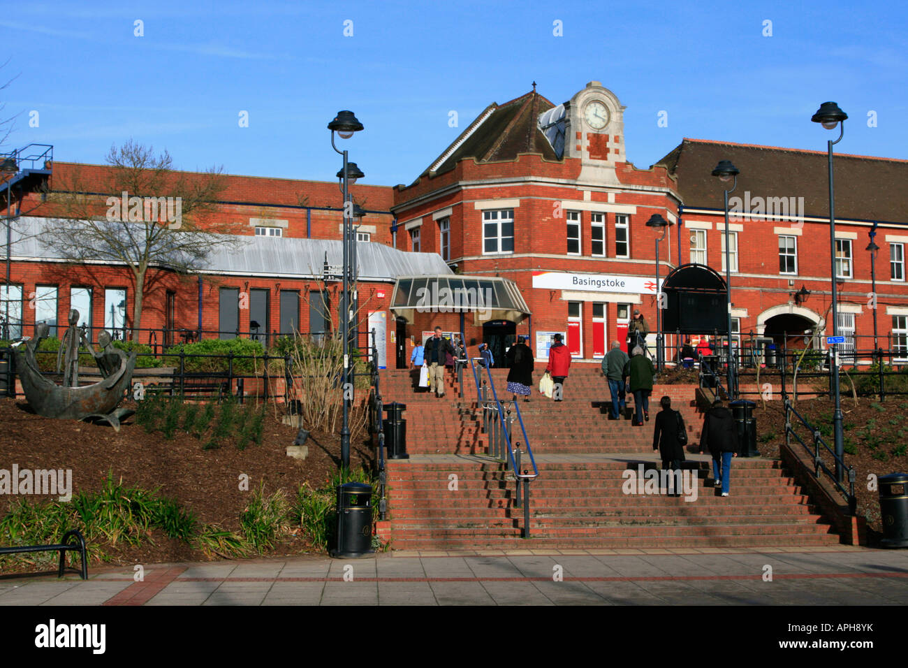 Basingstoke old market town hampshire england uk gb Stock Photo - Alamy