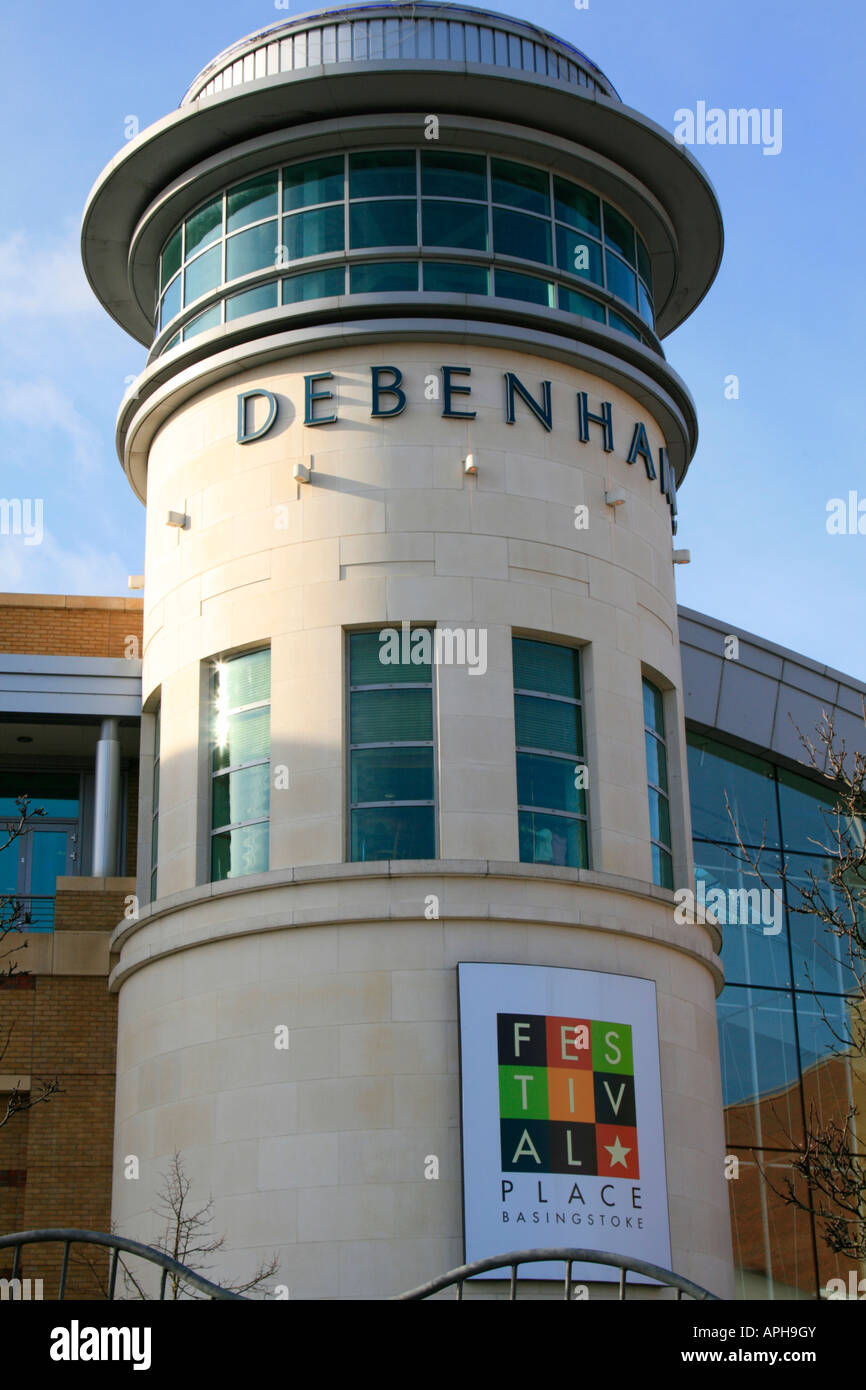 debenhams flagship store Basingstoke old market town hampshire england ...