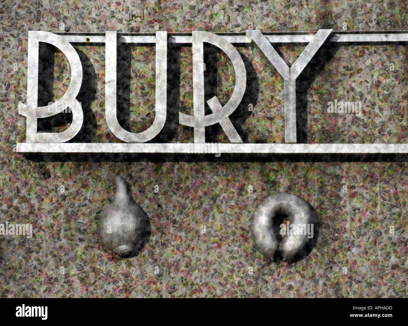 Bury Market symbol Stock Photo - Alamy