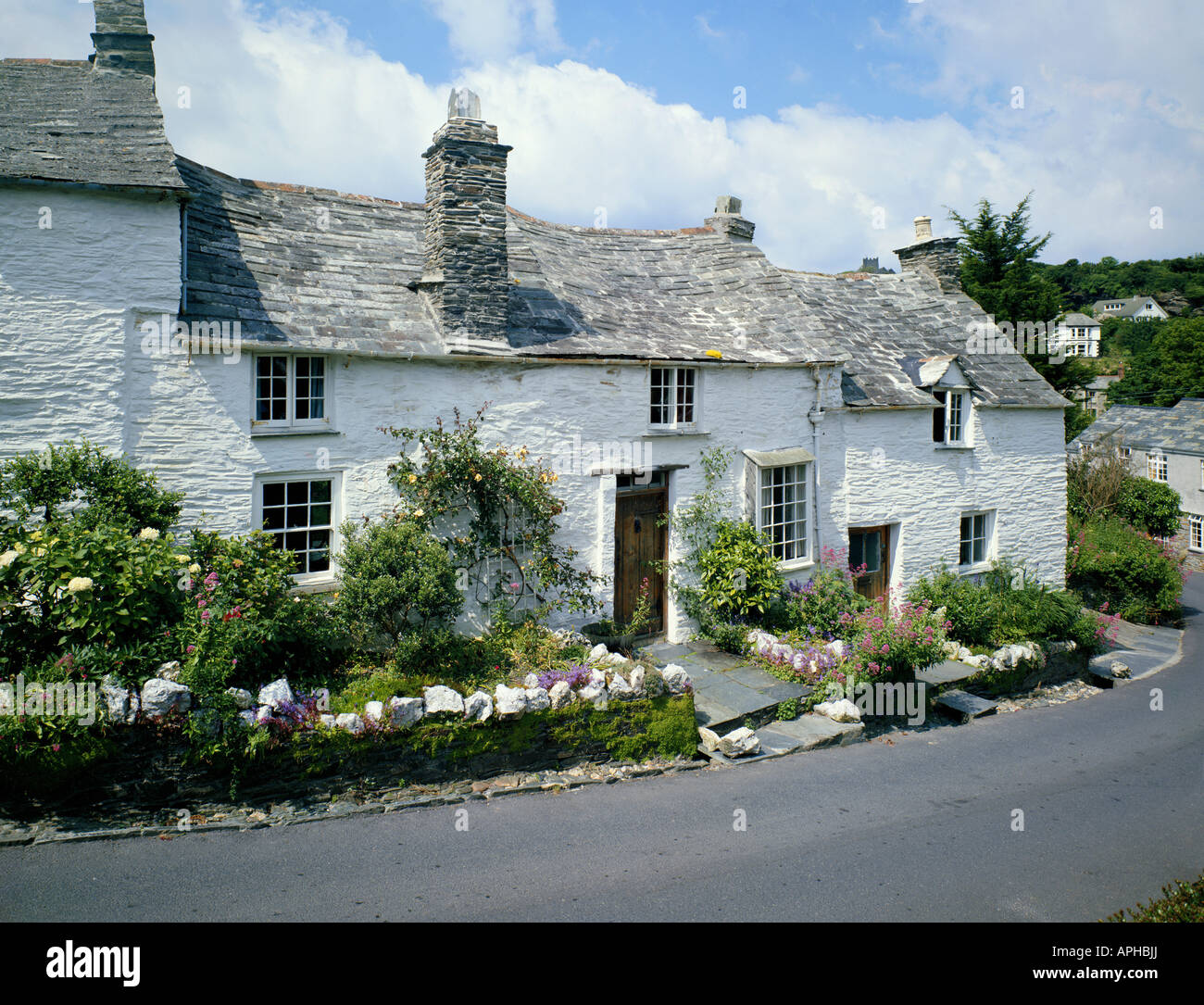 GB CORNWALL BOSCASTLE Stock Photo - Alamy