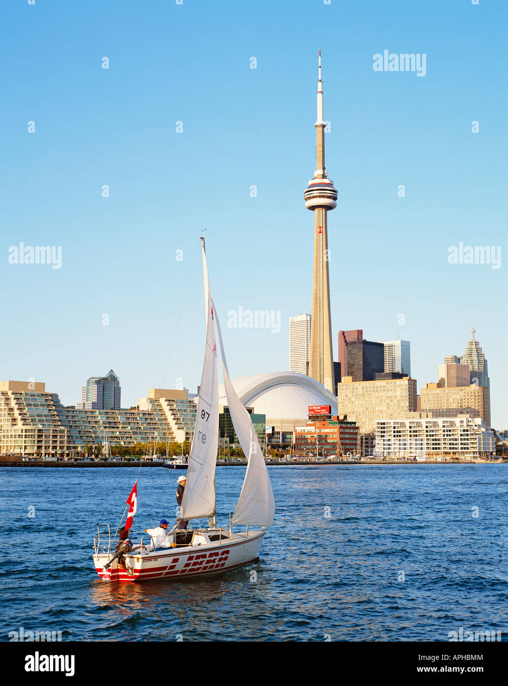 CANADA TORONTO CN TOWER SKYDOME STADIUM VERTICAL Stock Photo - Alamy