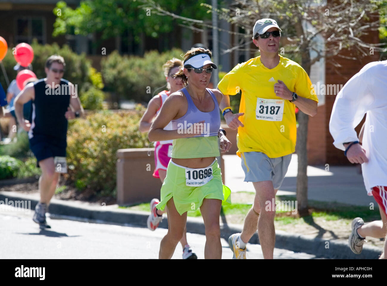 Finishers Running Hard Stock Photo - Alamy