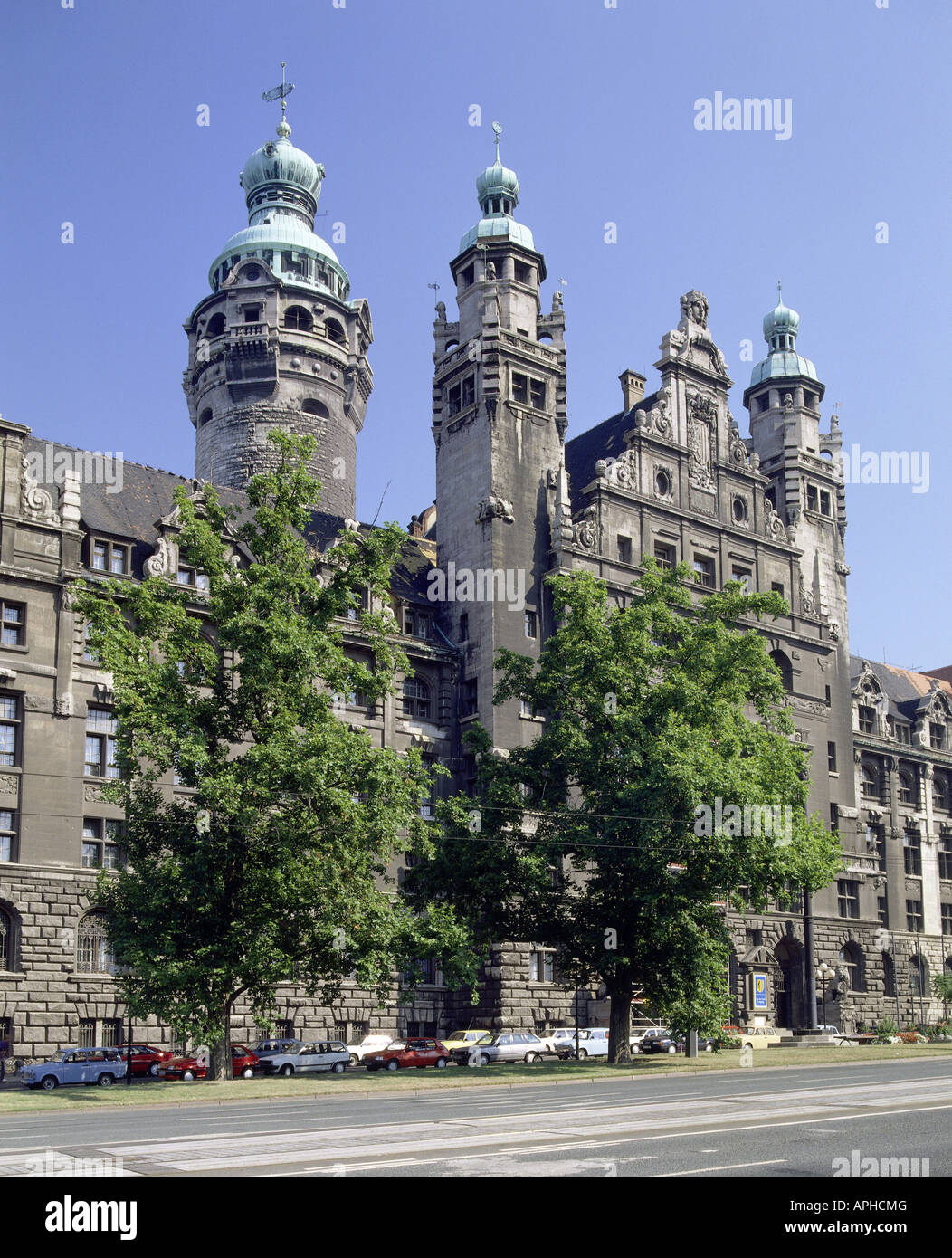 geography / travel, Germany, Saxony, Leipzig, town hall at castle ...