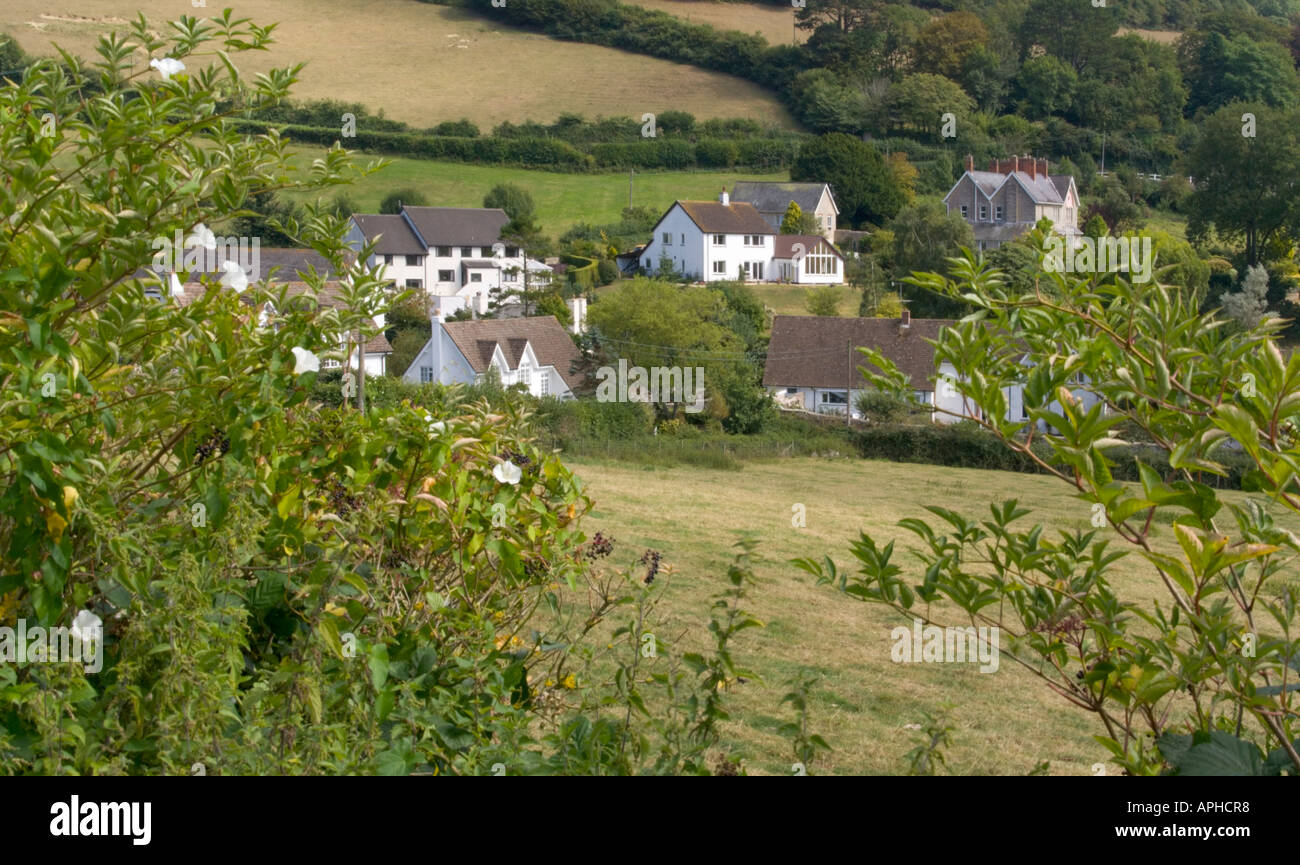 england devon jurassic coast branscombe village Stock Photo - Alamy