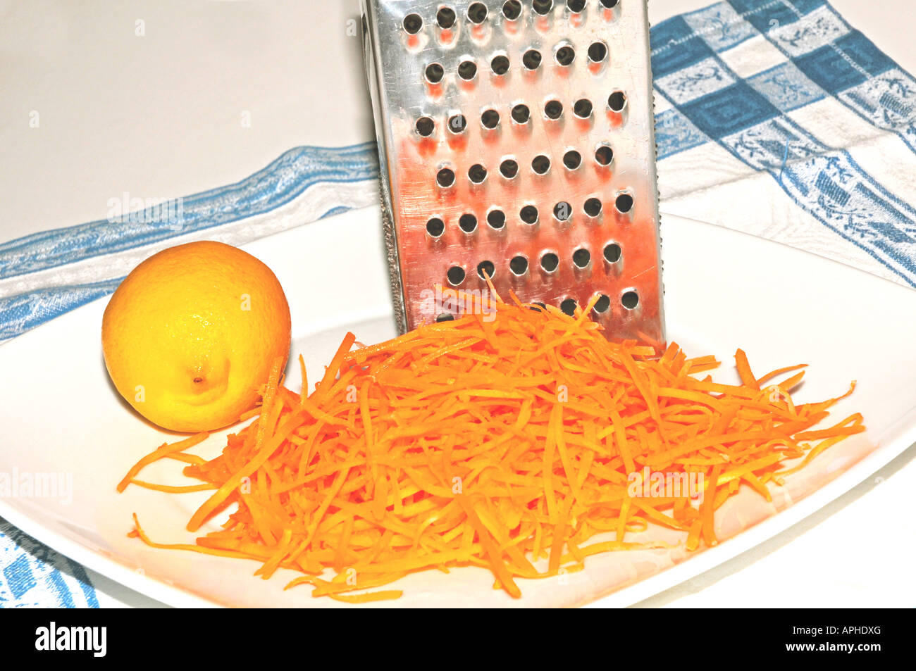 Carrot lemon scraper Stock Photo - Alamy