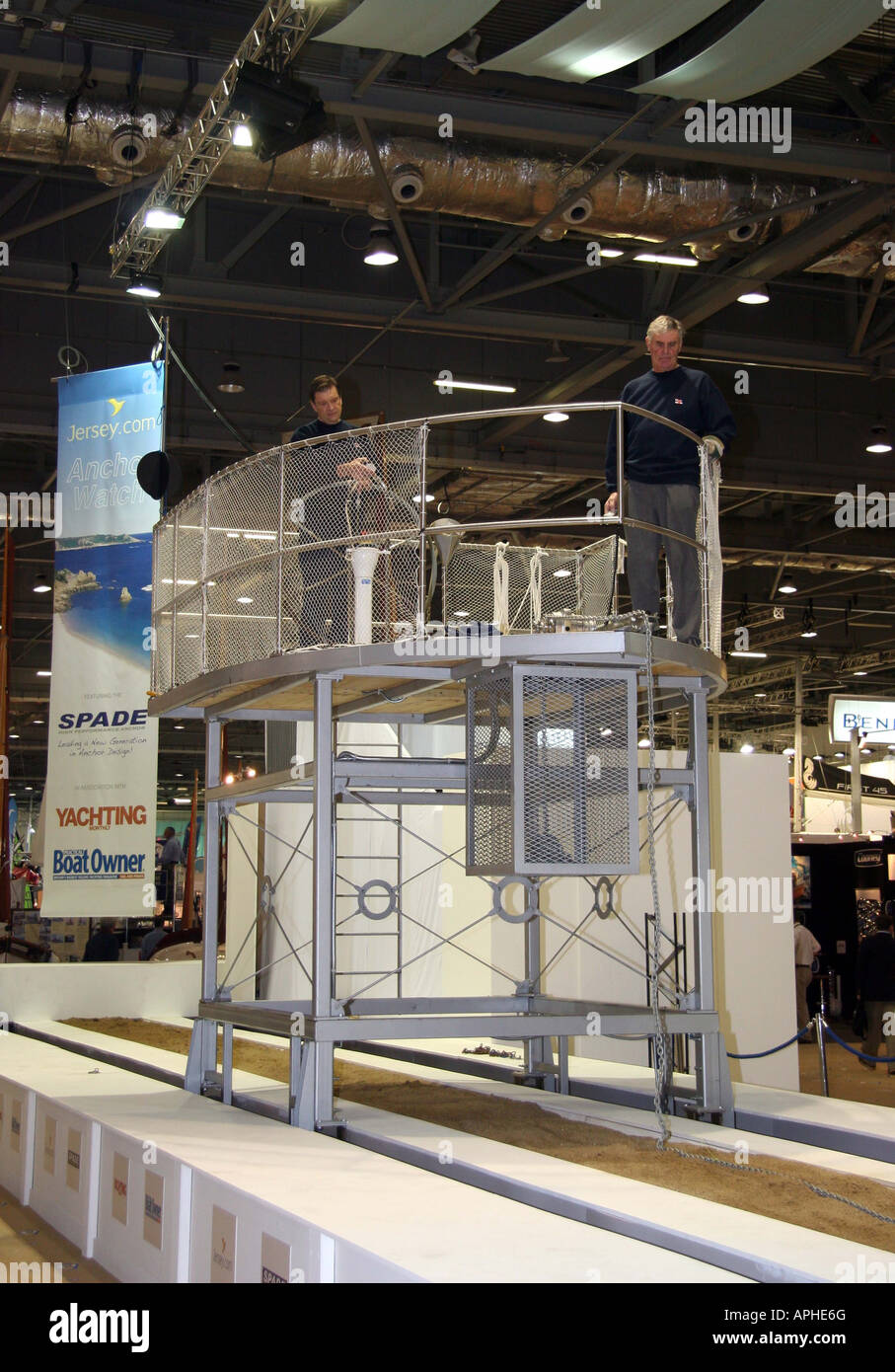 learning to place an anchor Stock Photo - Alamy