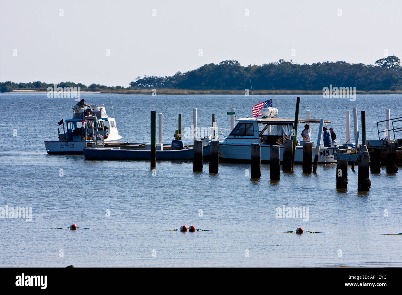 Tourist and Vacation Views of Historical Cedar Key Florida Stock Photo ...