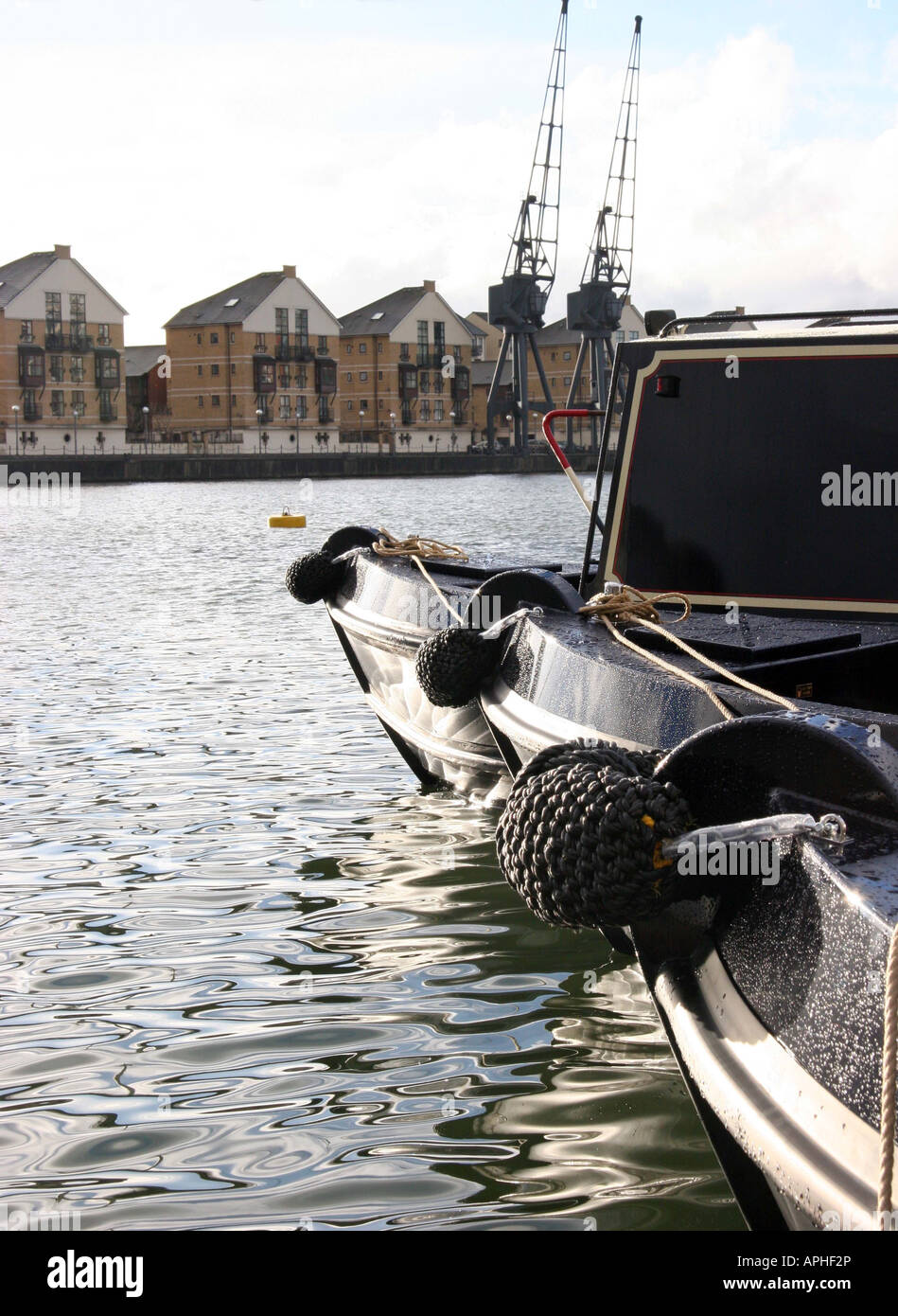 Blue barges hi-res stock photography and images - Alamy