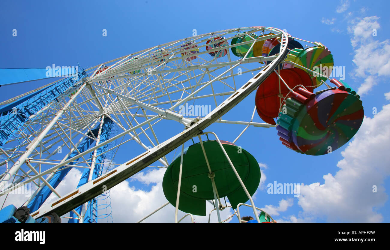 Ferris wheel at Divo ostrov russia Stock Photo - Alamy